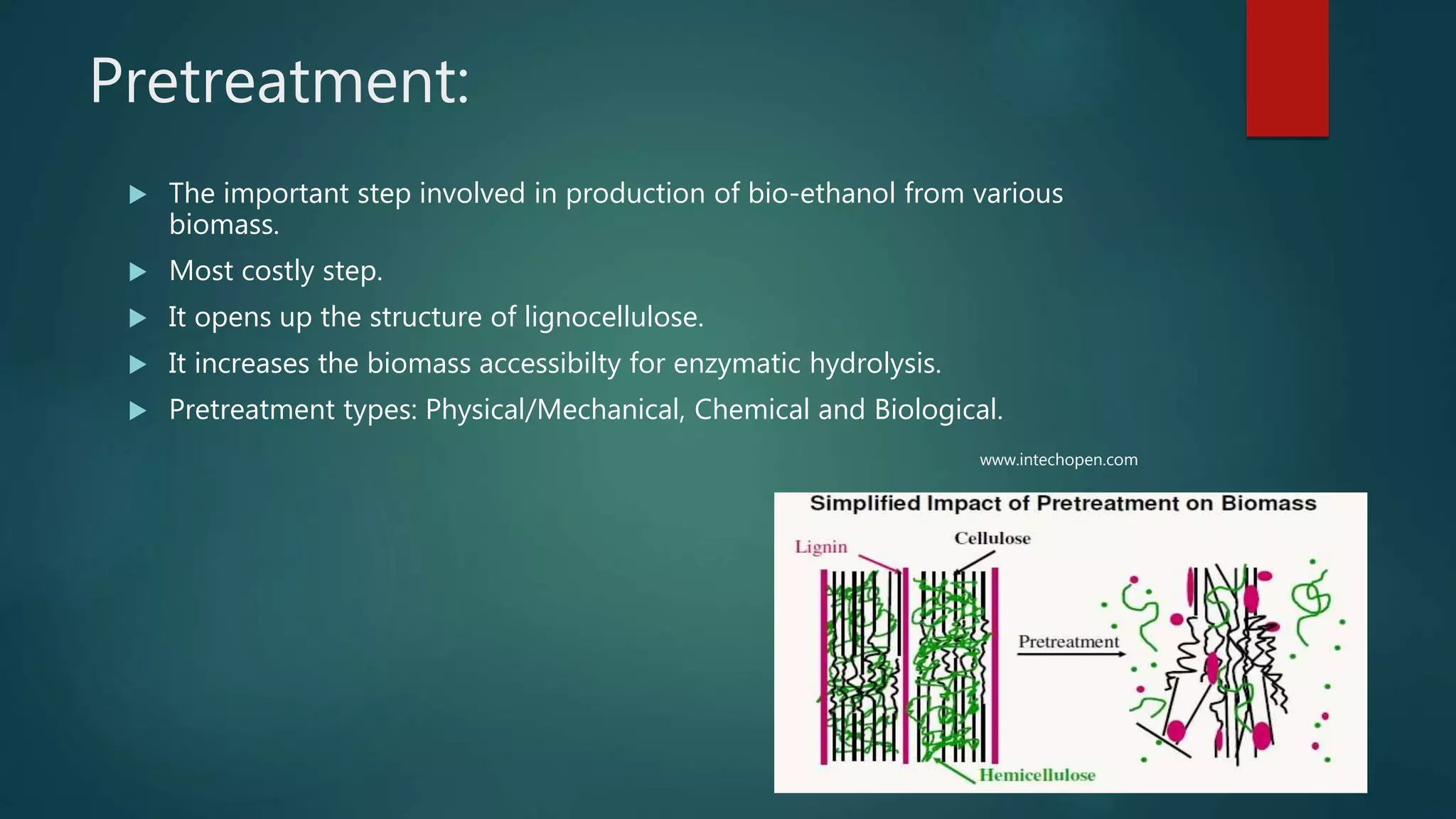 Fungal pretreatment of lignocellulosic biomass | PPTX