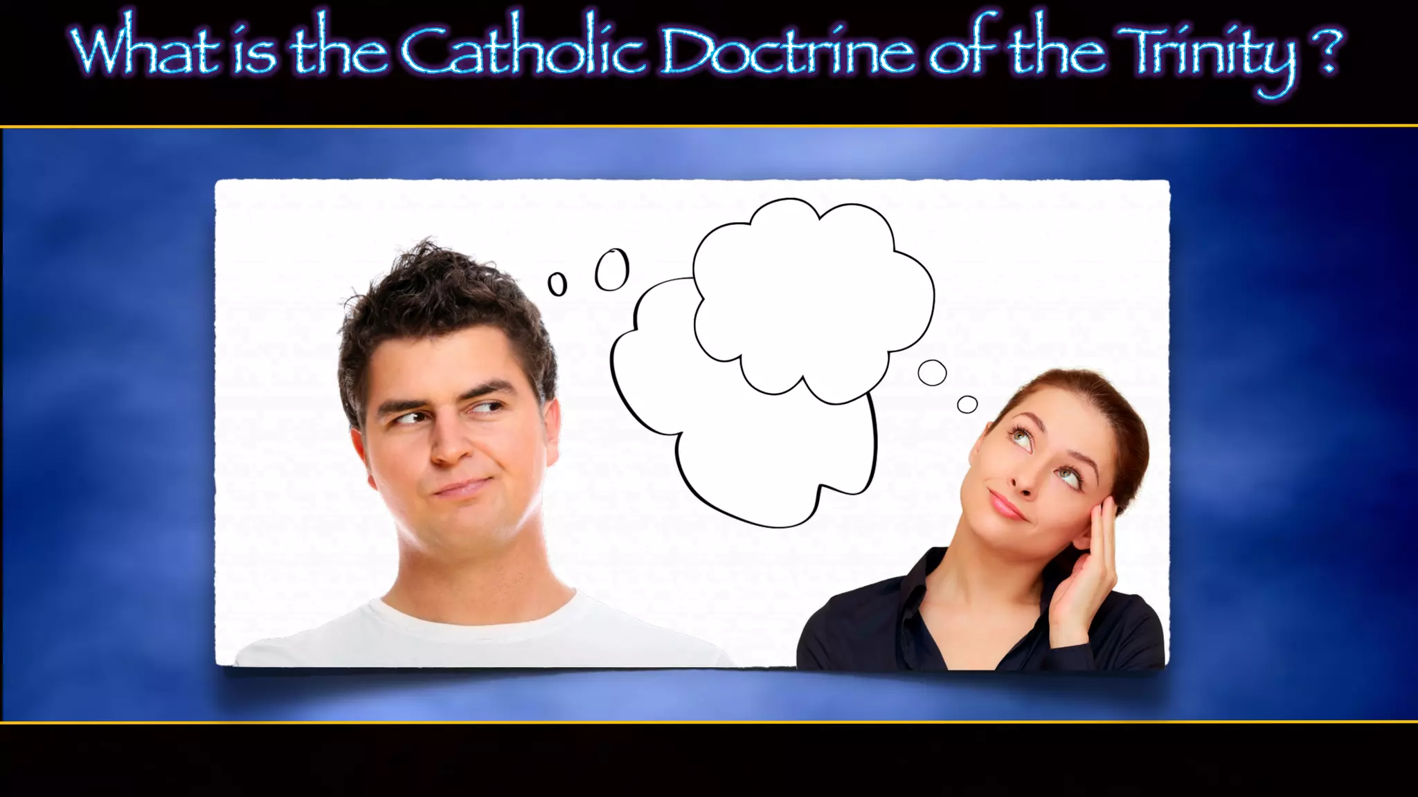 THE TRINITY - Catholic Trinity, Anti-Trinitarians, Adventism, Islam ...