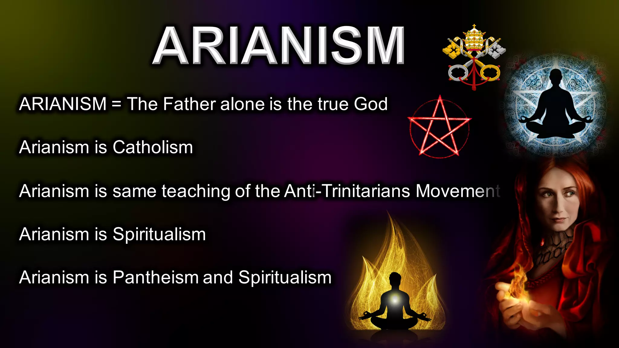 THE TRINITY - Catholic Trinity, Anti-Trinitarians, Adventism, Islam ...