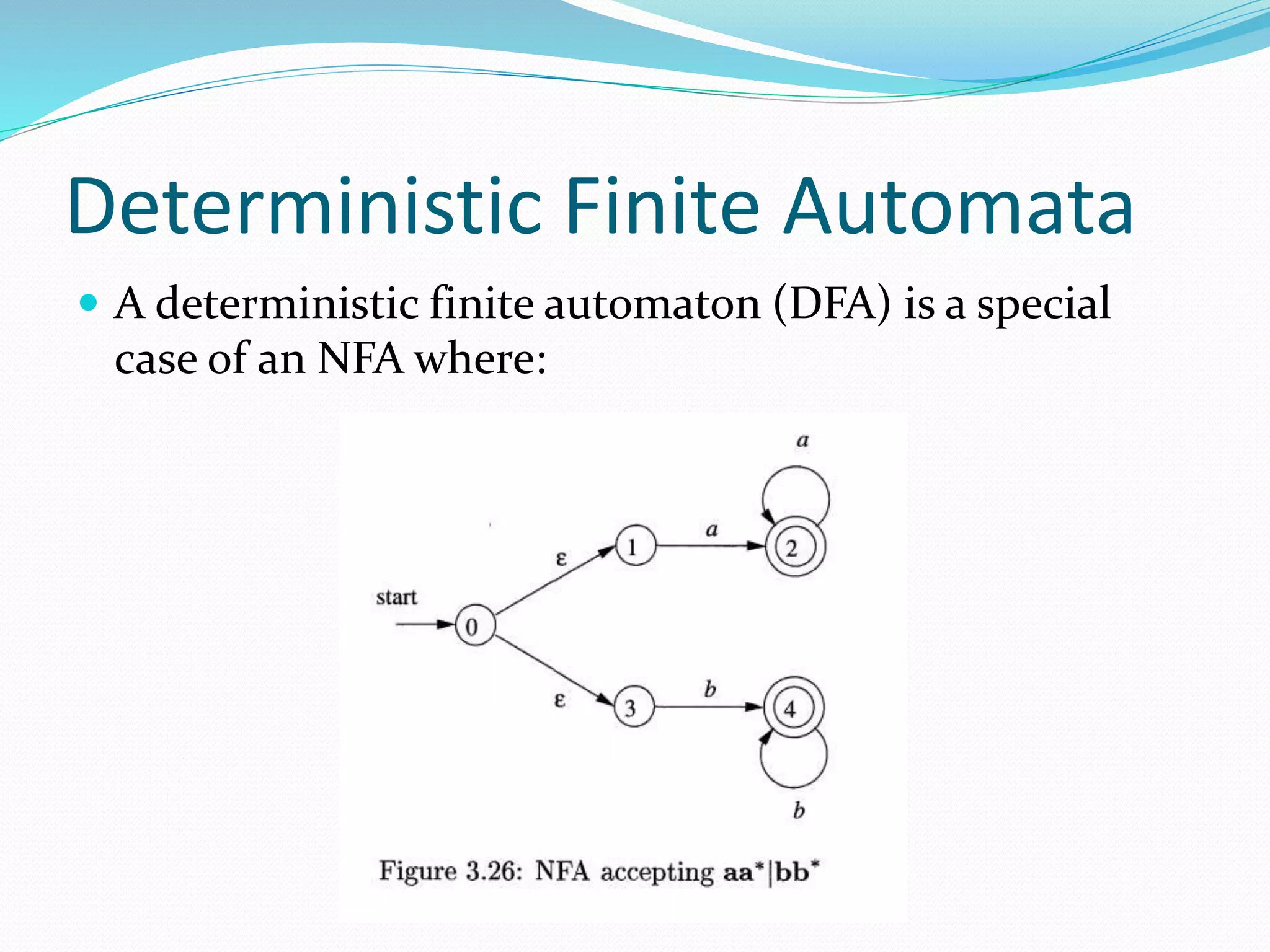 Finite Automata In Compiler Design Ppt