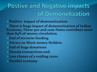 Demonetisation | PPT