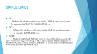 INTRODUCTION TO LIPIDS | PPTX