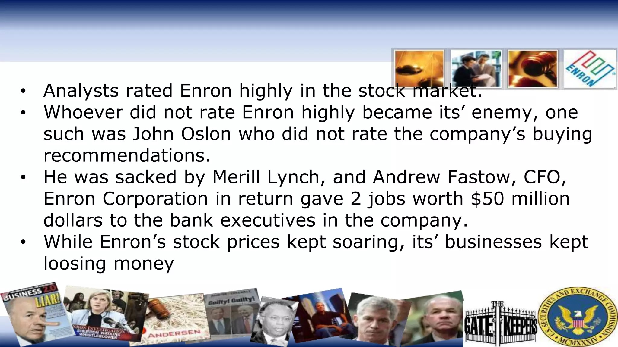 Enron Corporation - Corporate Failure | PPTX
