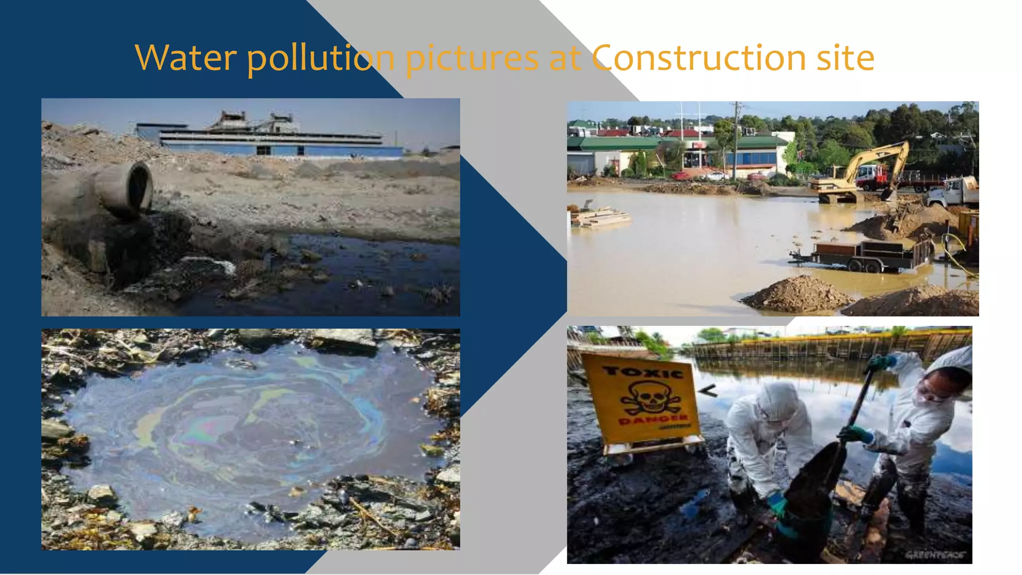 Pollution due to construction | PPTX