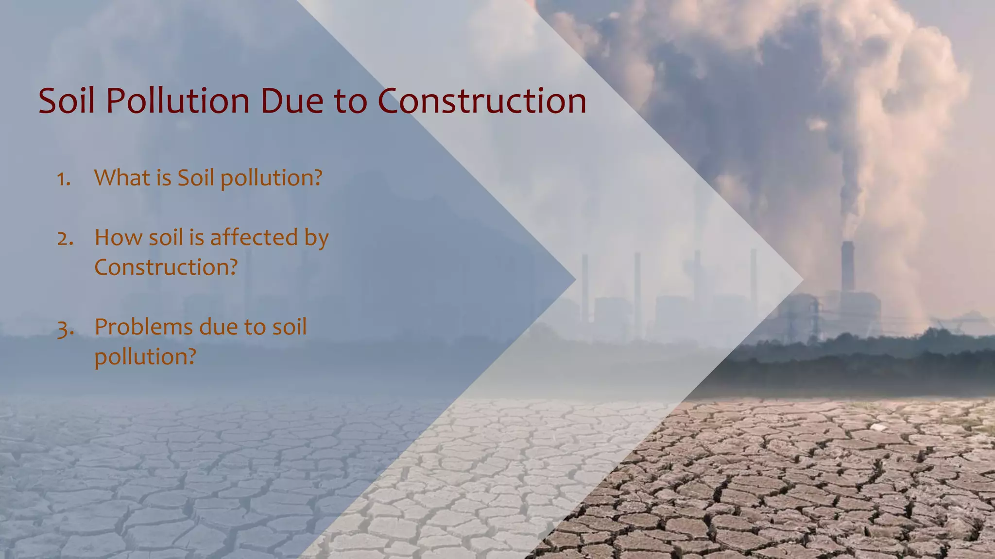 Pollution due to construction | PPTX