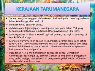 KERAJAAN TARUMANEGARA | PPTX