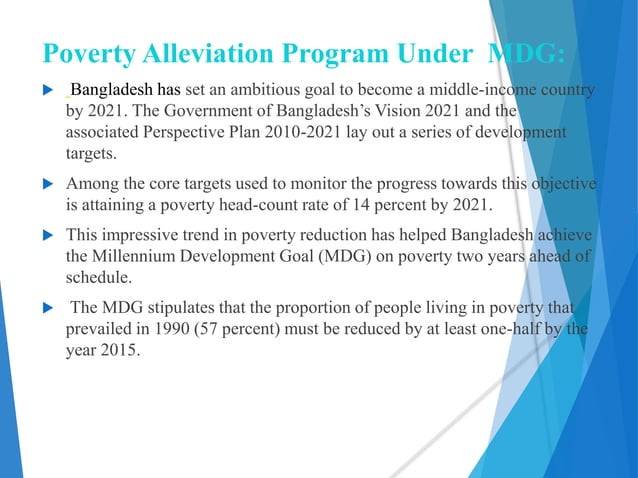 Poverty alleviation approaches in bd | PPT
