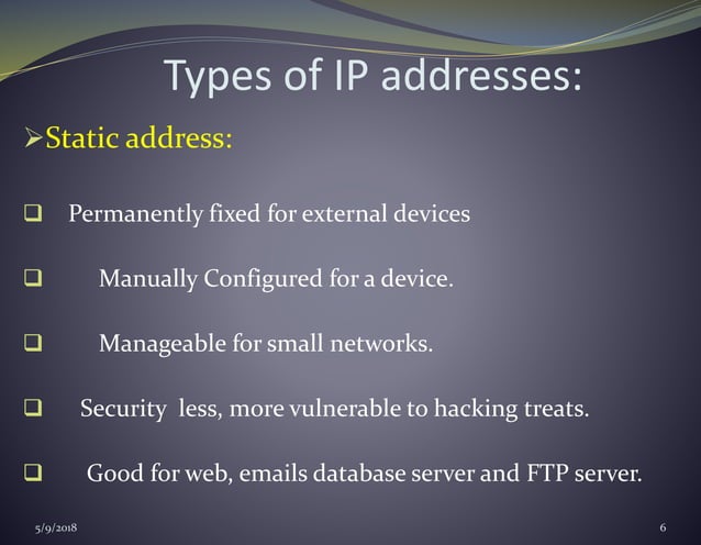 IP addressing seminar ppt | PPTX