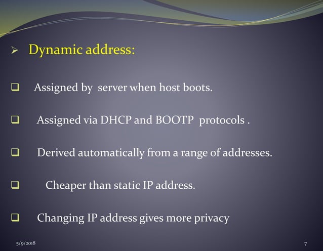 Ip Addressing Seminar Ppt Pptx