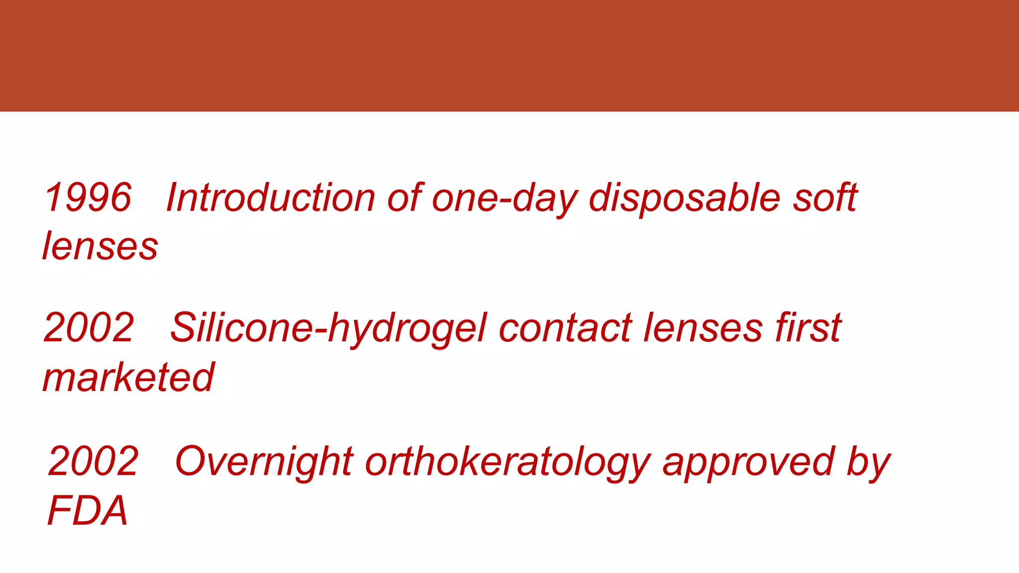 A HISTORY OF CONTACT LENSES | PPTX