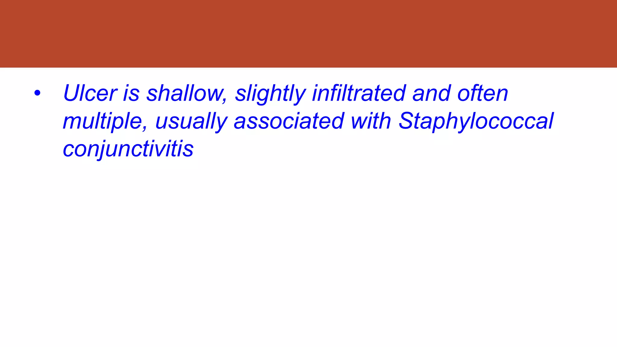 Marginal catarrhal ulcer | PPT