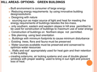 Promoting Sustainable Development of Hill Areas- Issues and Option | PPTX