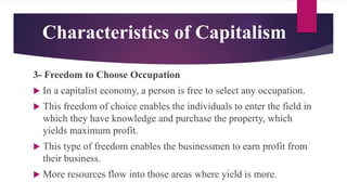 Characteristics of Capitalism & Its Comparison with Islam | PPT