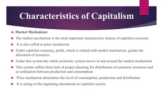 Characteristics of Capitalism & Its Comparison with Islam | PPT