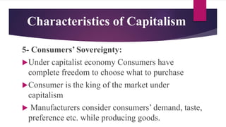 Characteristics of Capitalism & Its Comparison with Islam | PPT
