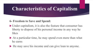 Characteristics of Capitalism & Its Comparison with Islam | PPT