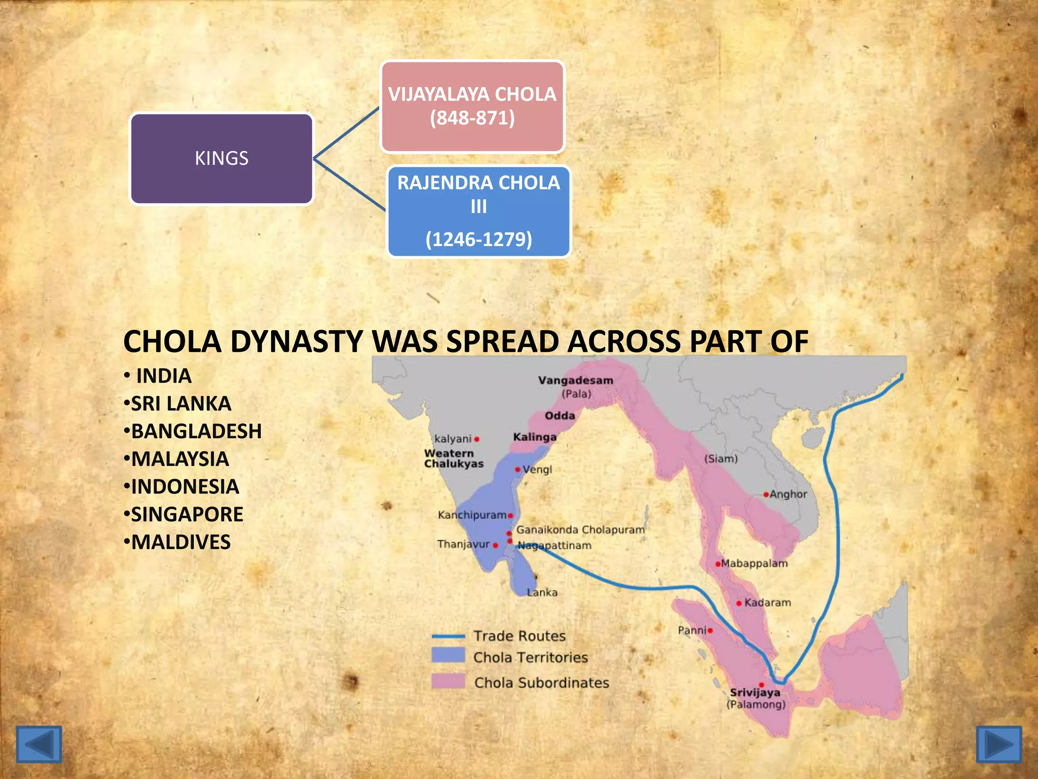 The Chola Dynasty (Golden age of tamil culture) | PPTX