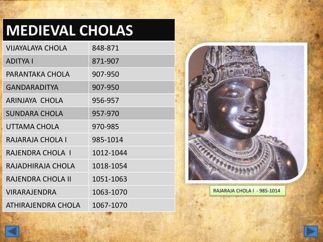 The Chola Dynasty (Golden age of tamil culture) | PPTX