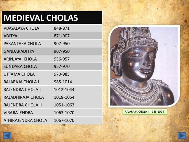 The Chola Dynasty (Golden age of tamil culture)