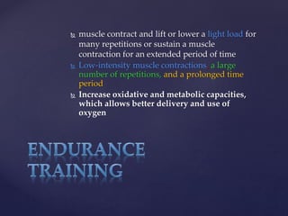 RESISTANCE EXERCISE FOR MUSCLE IMPAIRED PERFORMANCE | PPTX