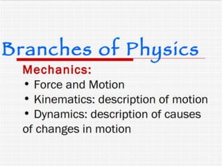 Introduction to Physics | PPTX