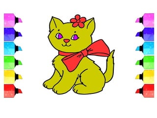 Super draw a kitty cat | Step by Step Tutorial | PPT