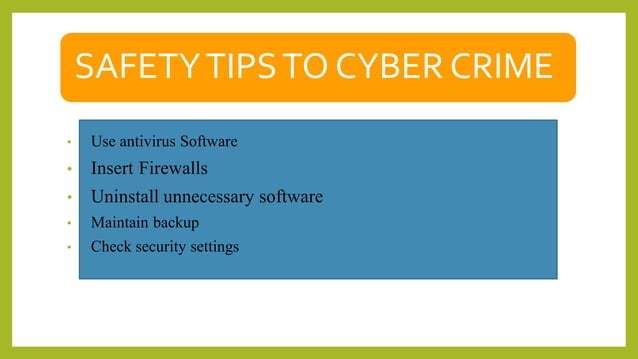 CYBERCRIME AND MONEY LAUNDERING | PPTX