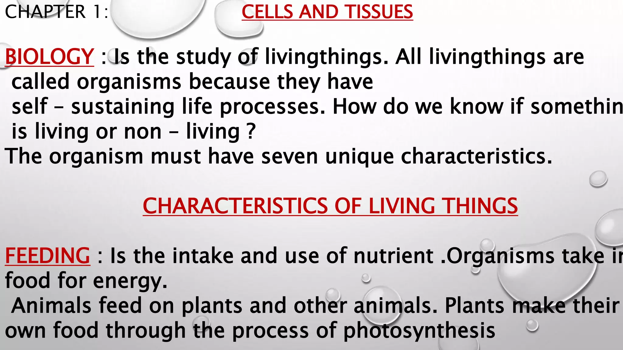 Biology (cells) grade 7 | PPTX