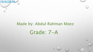 Biology (cells) grade 7 | PPTX