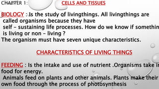 Biology (cells) grade 7 | PPTX