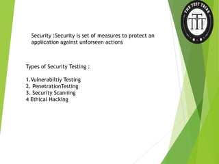 Doing Security Testing in Agile with ease | PPTX