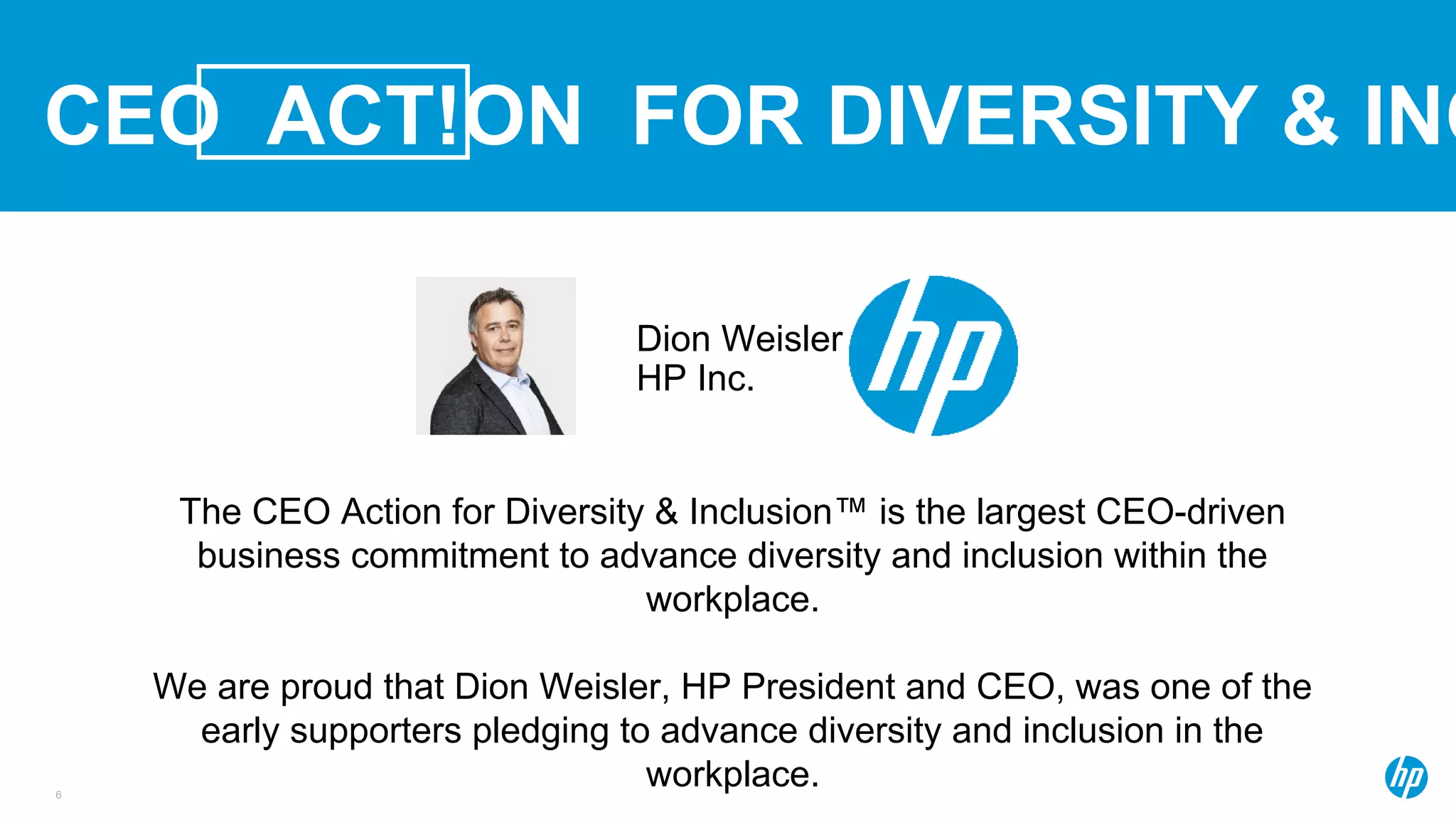 HP diversity and inclusion overview | PDF
