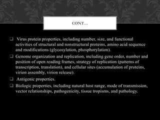 Viral groups casssifications | PPTX