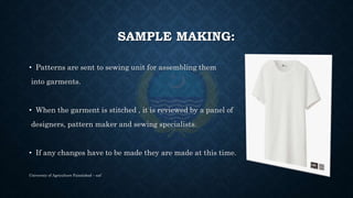 garment manufacturing | PPTX