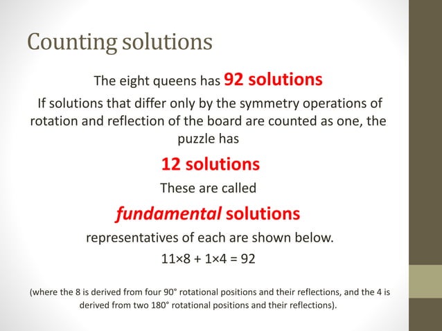 Solution of N Queens Problem genetic algorithm | PPTX
