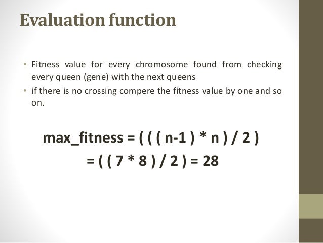 Solution Of N Queens Problem Genetic Algorithm
