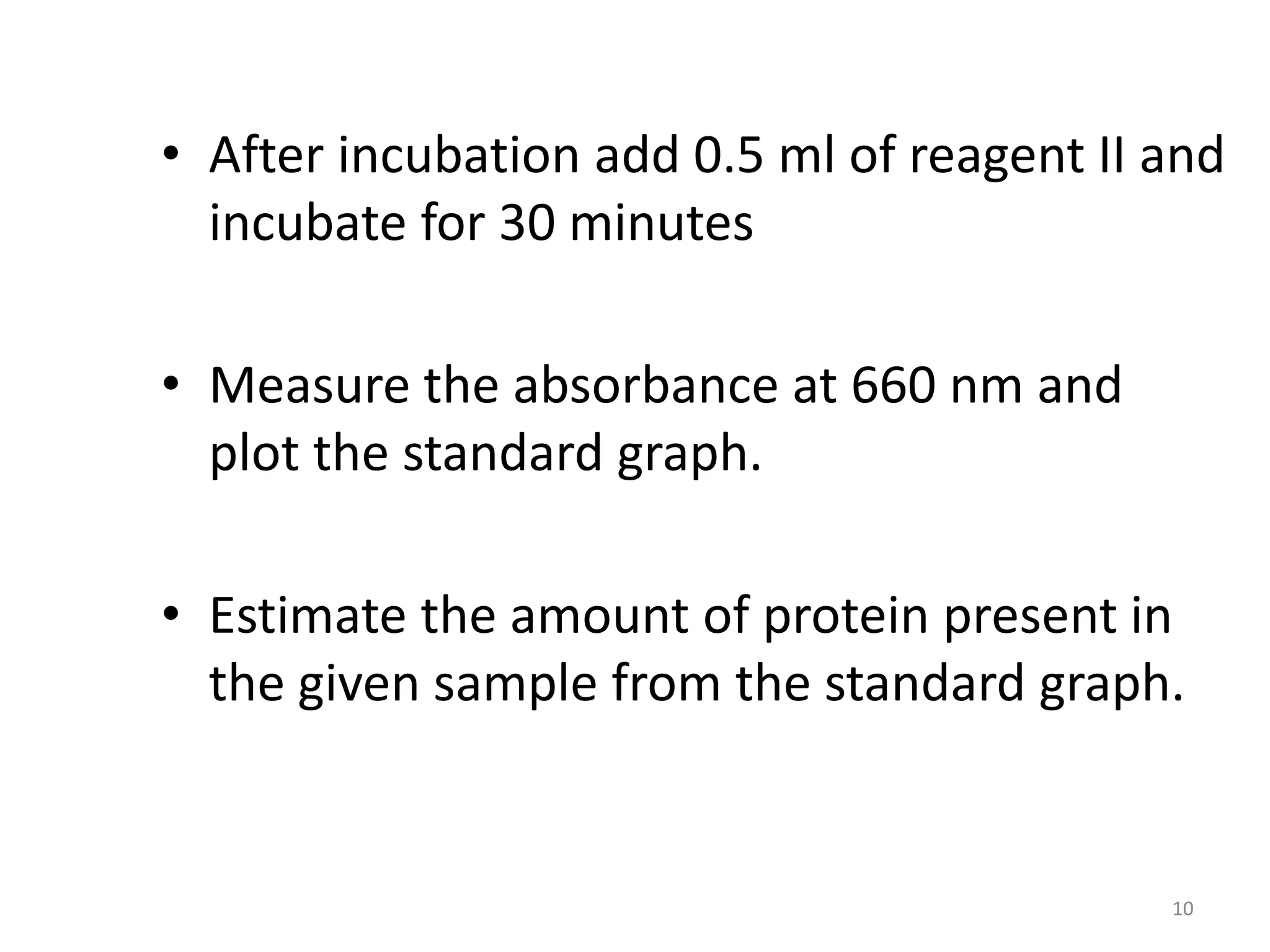 Lowry Protein Assay | PPTX