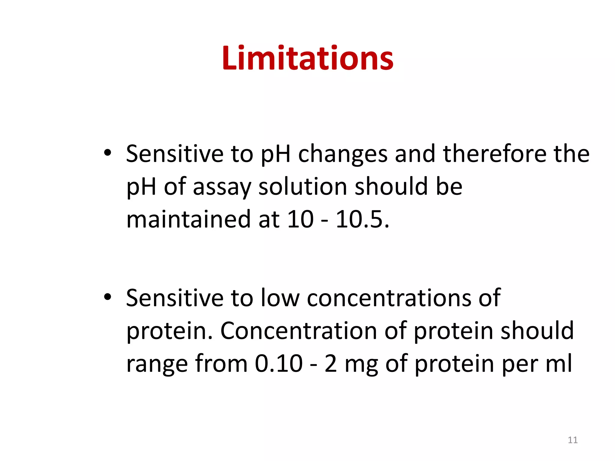 Lowry Protein Assay | PPTX