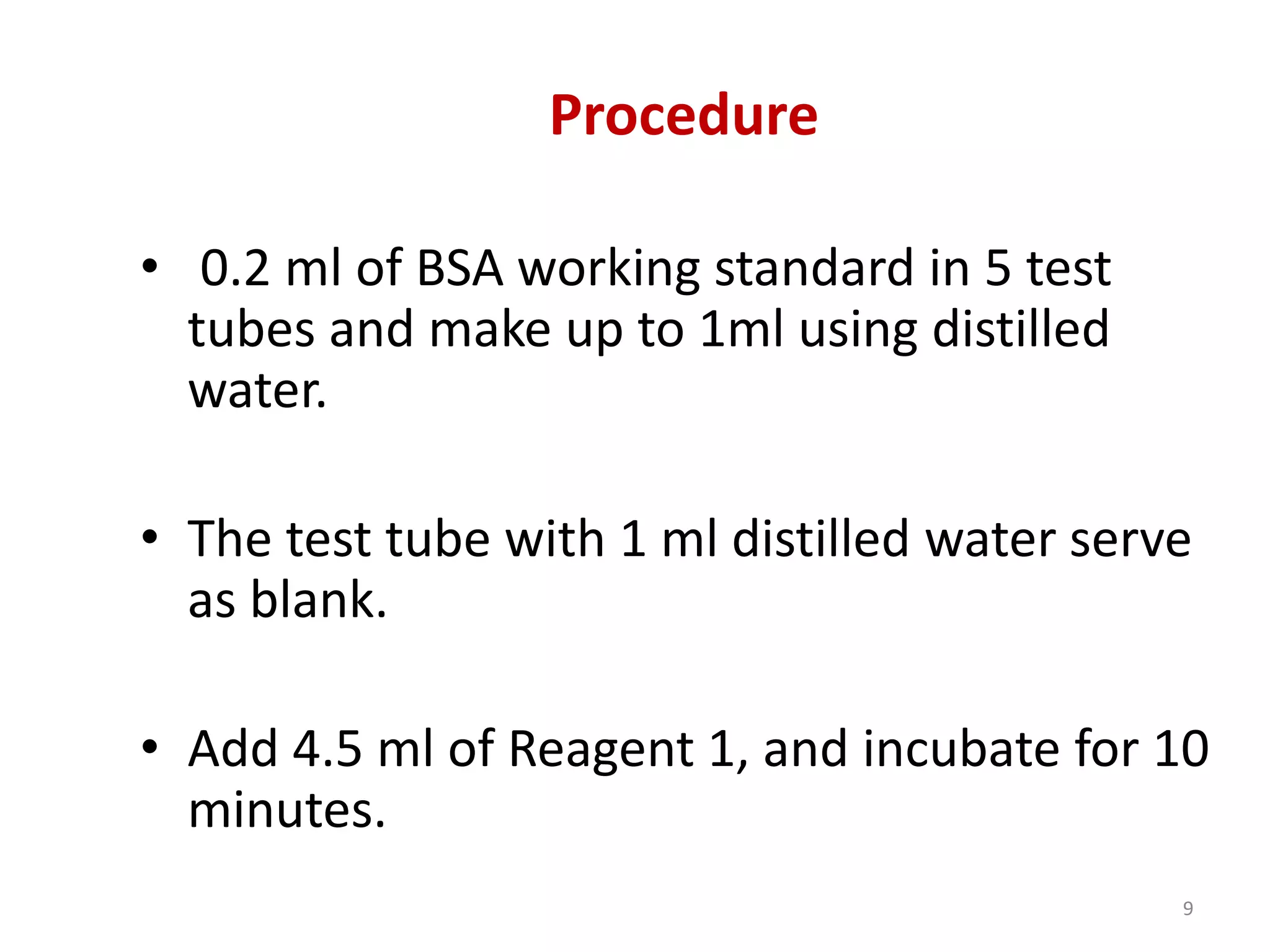 Lowry Protein Assay | PPTX