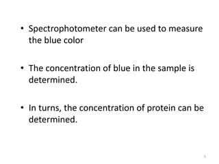 Lowry Protein Assay | PPTX