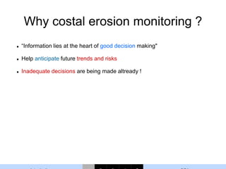 Coastal erosion management using image processing and Node Oriented Programming | PPTX
