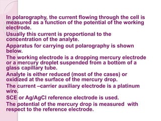 polarography | PPTX