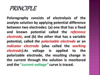 polarography | PPTX