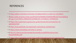 Enhance Virtual Machine Security in OpenStack Using Suricata IPS | PPTX