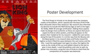 Poster development and final poster design | PPT