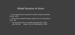 Gastro intestinal diseases( sample study of peptic ulcer) | PPTX