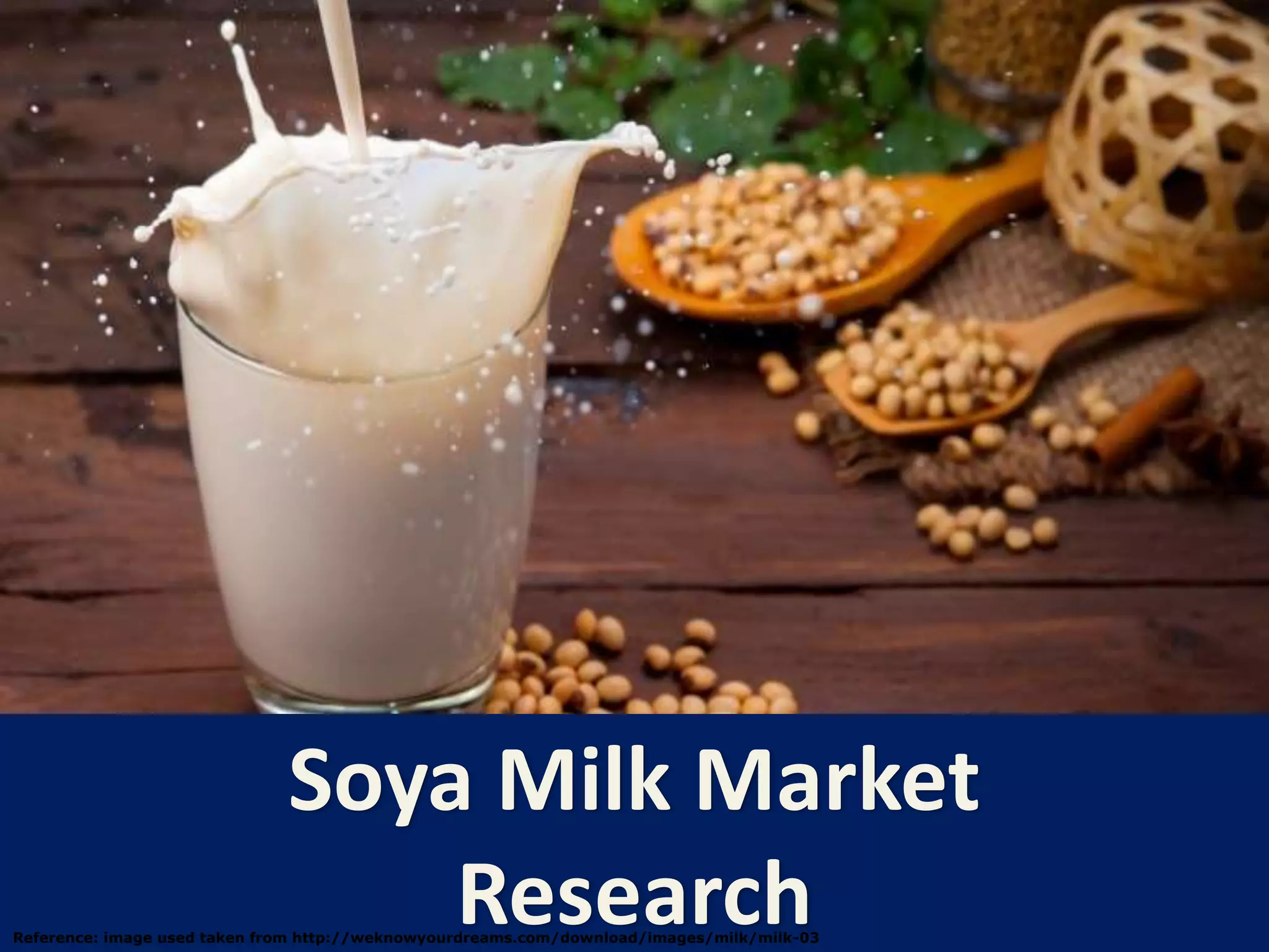 Market Research on Soya Milk in India | PPTX | Nutrition | Healthy Living