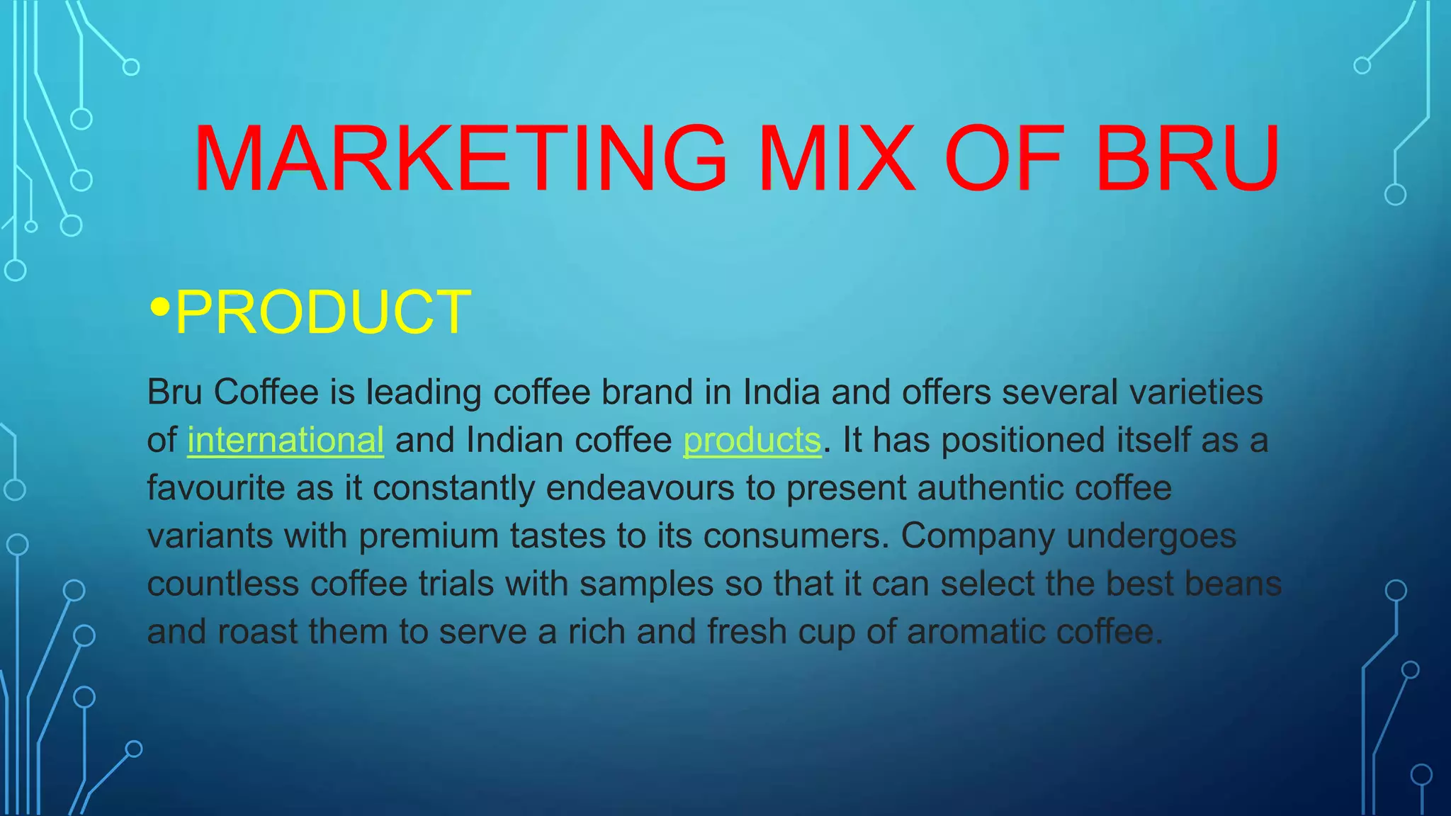 marketing mix of coffee | PPT
