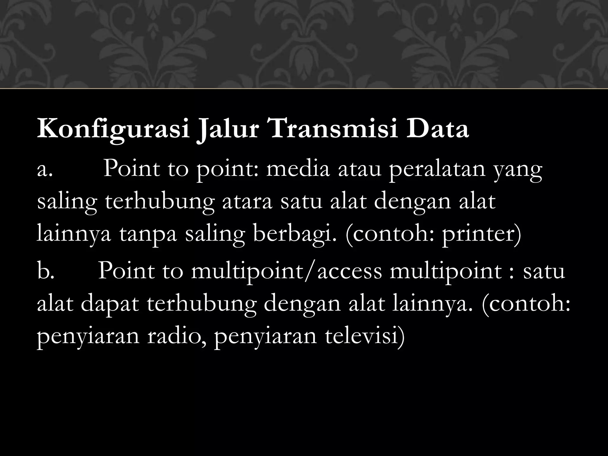 Teknologi Digital : Transmisi Data dan Penyimanan Data | PPTX