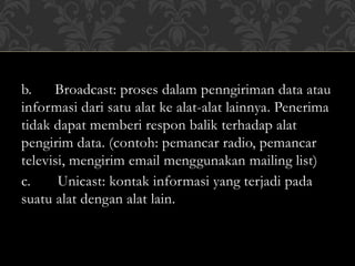 Teknologi Digital : Transmisi Data dan Penyimanan Data | PPTX